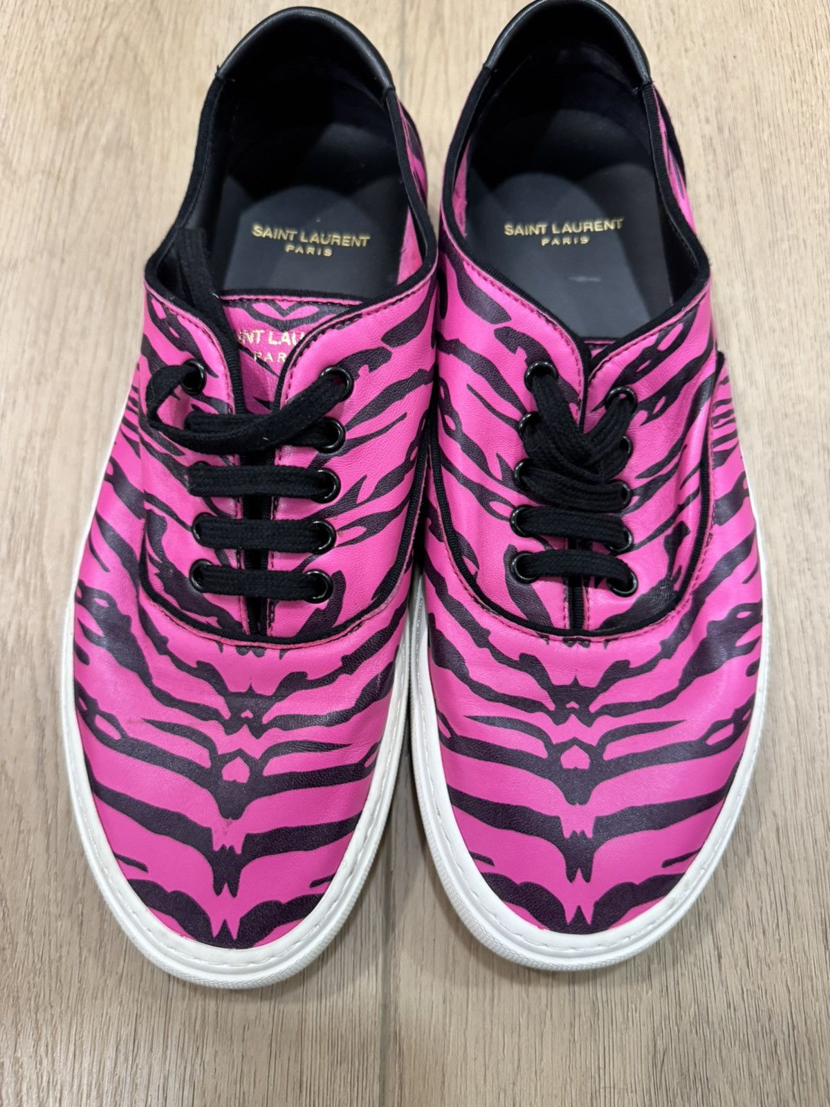 Saint Laurent Paris Zebra skates | Grailed