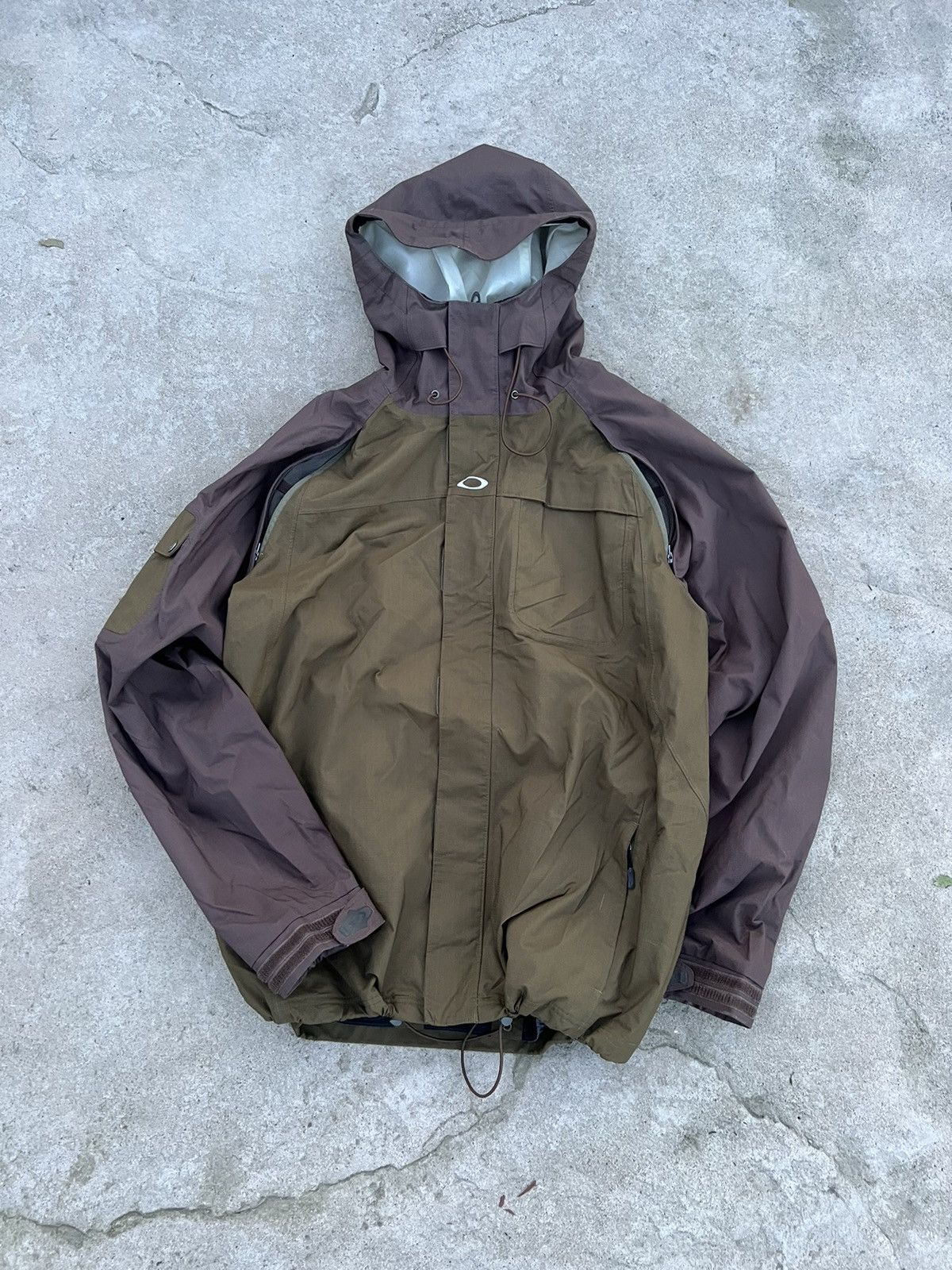 Oakley Oakley Vintage FW2007 Magnetic Hood Vent Zip Jacket gorpcore ...