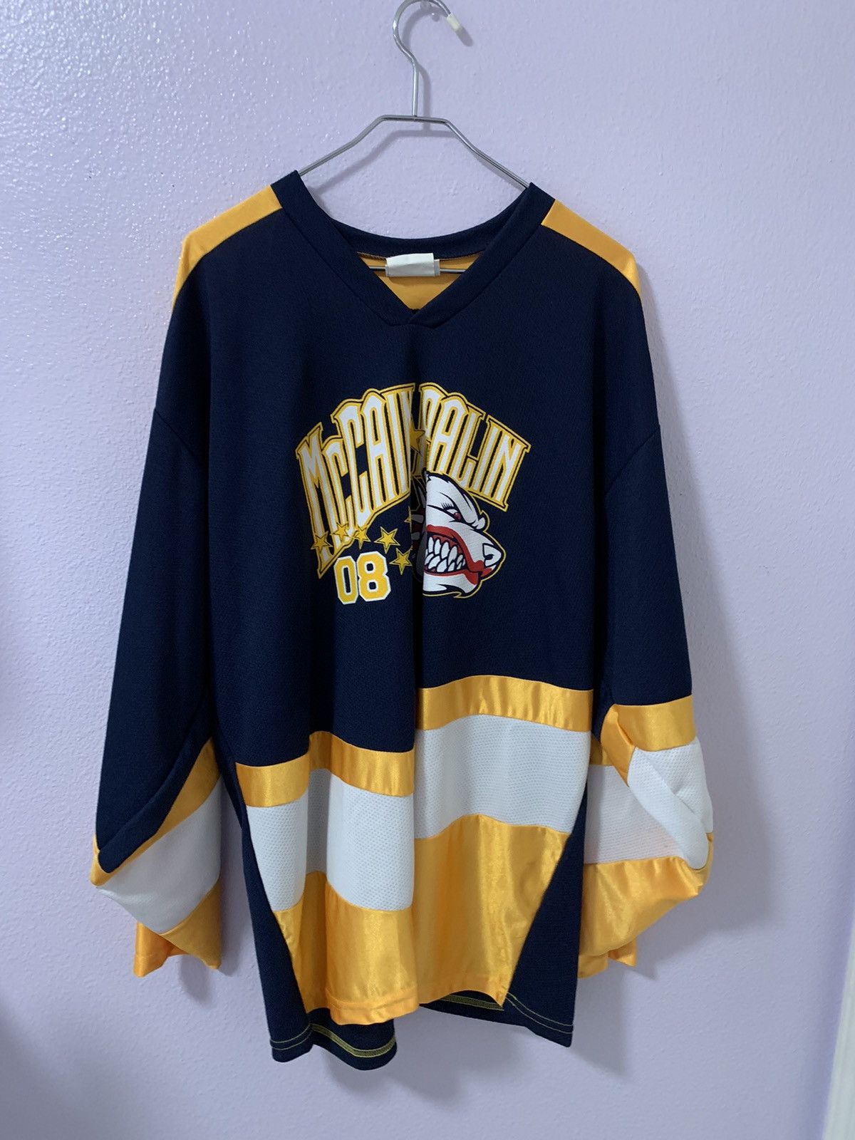 Made In Usa × Streetwear × Vintage 90’s Vintage Alaska Hockey Jersey ...