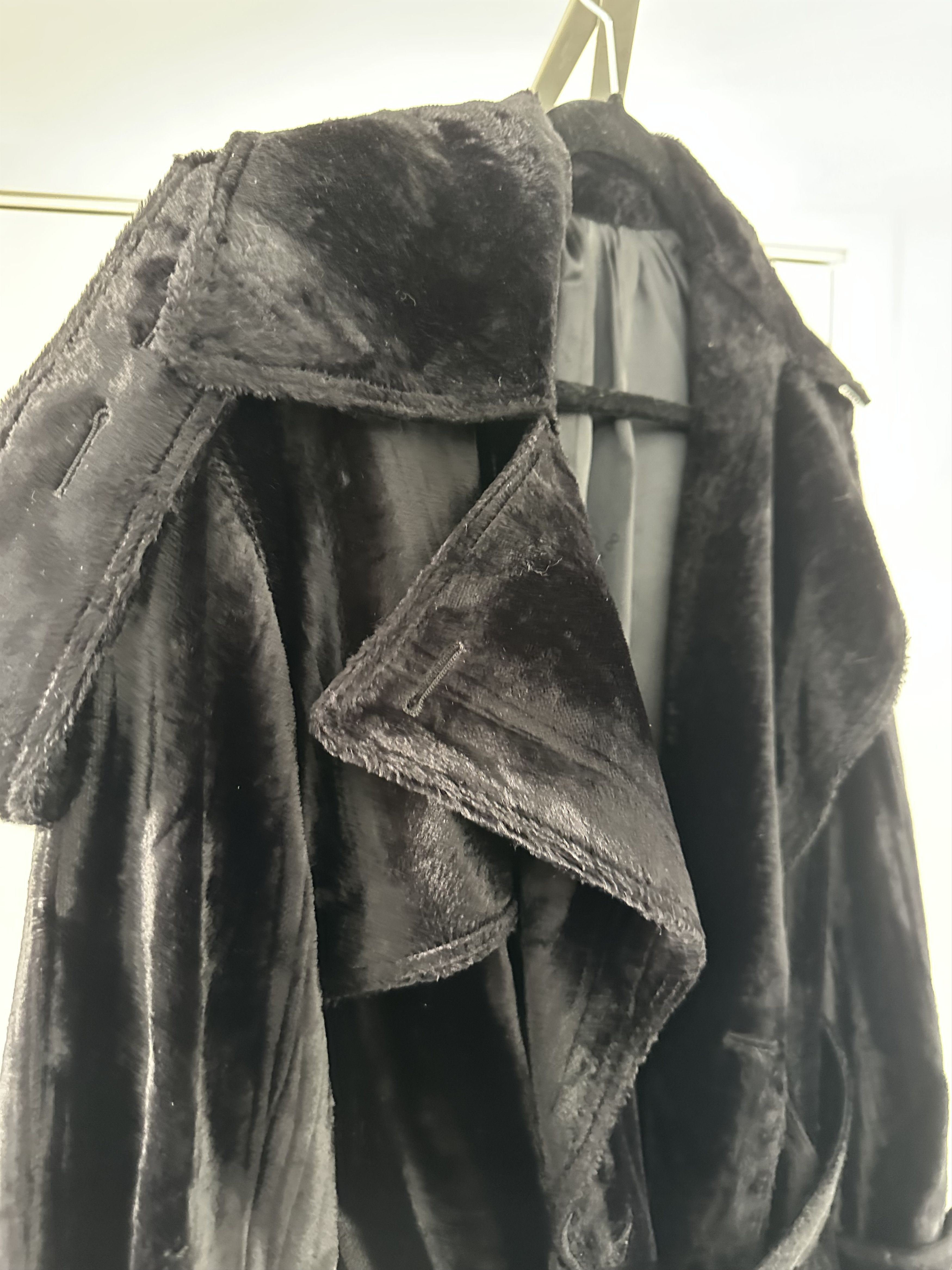 Peter Do Peter do black fur trench | Grailed