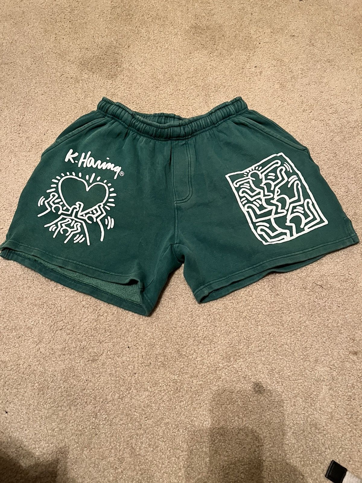 Keith Haring Keith Haring Ripple Men’s Short Shorts Green Size Large ...