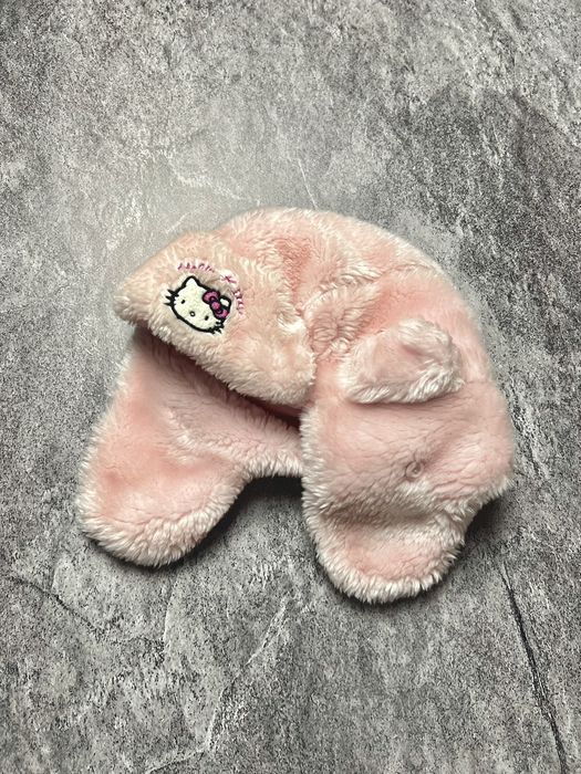 Japanese Brand Y2K Hello Kitty Sanrio Faux Fur Cute USHANKA Hat | Grailed