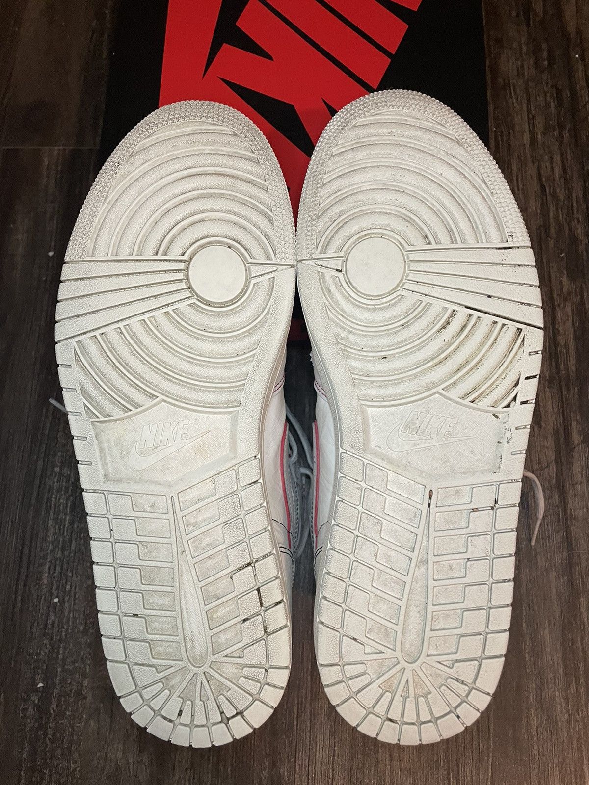 Jordan Brand Jordan 1s phantom gym red | Grailed