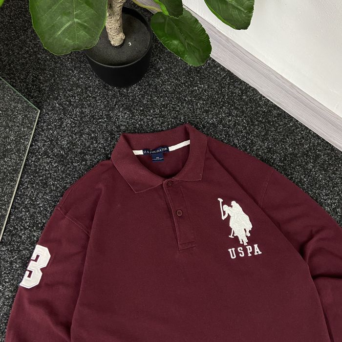 Polo Ralph Lauren US POLO ASSN RALPH LAUREN VINTAGE BIG LOGO RUGBY LONG SLEEVE | Grailed