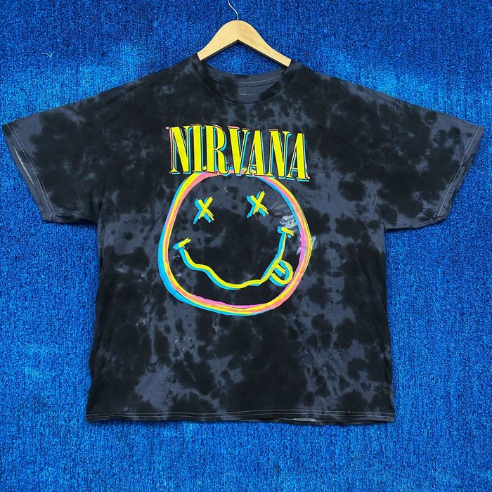 Nirvana Nirvana Nevermind Smiley Grunge Tie Dye XL | Grailed