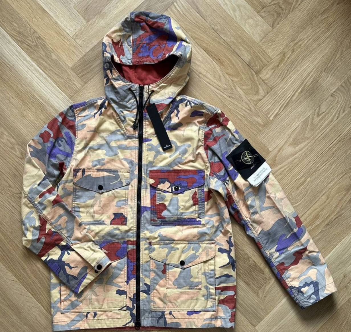 Stone Island Stone Island Heritage Camo Ripstop Nylon Watro Jacket ...