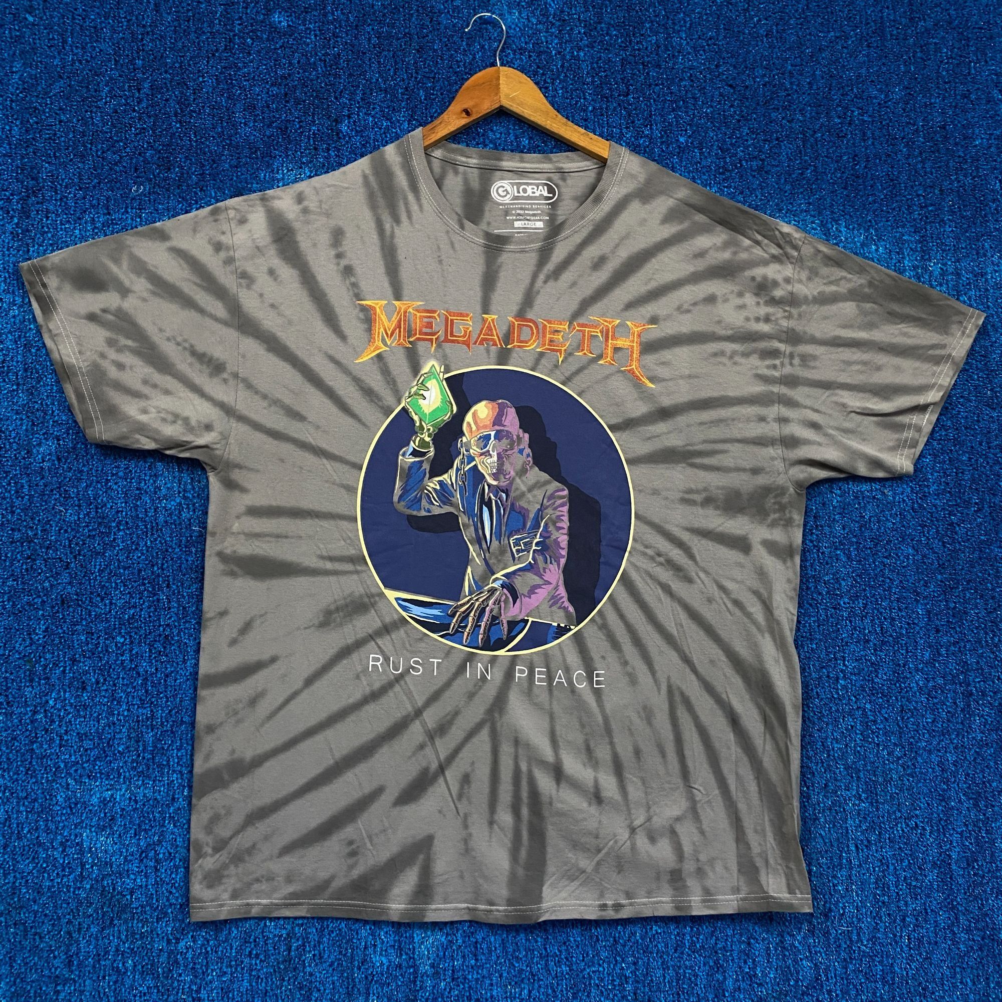 Band Tees × Megadeth × Streetwear Megadeth Rust in Peace Heavy Metal ...