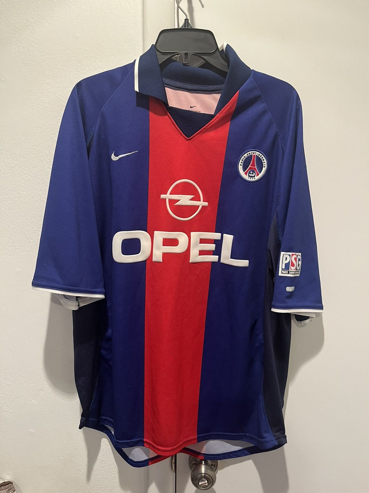 Nike Vintage 2000-01 Nike Ligue One France PSG opel Soccer Jersey | Grailed