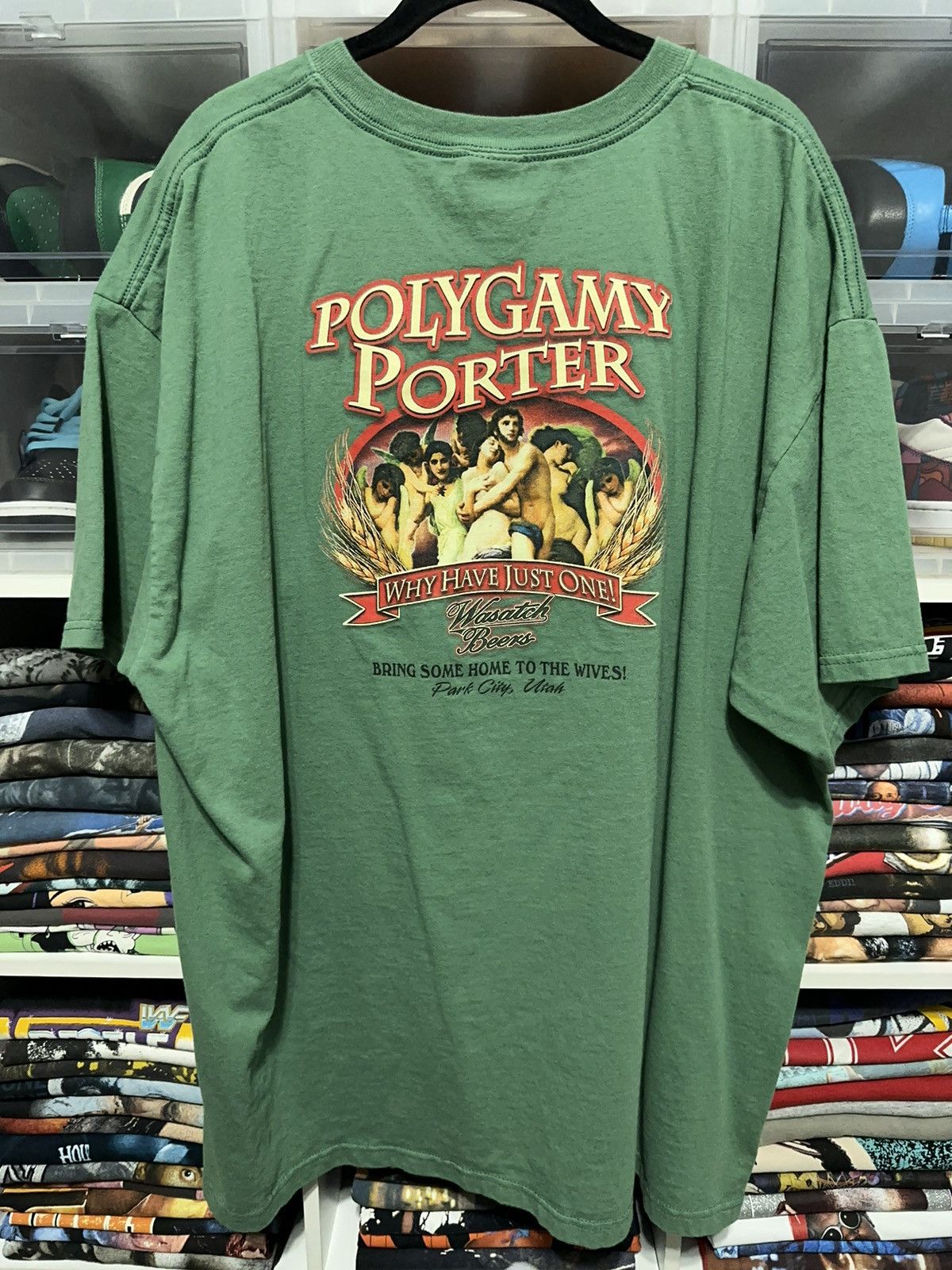 Humor × Streetwear × Vintage Vintage Y2K Wasatch Beer Polygamy Porter ...