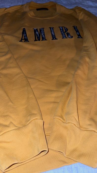 Amiri Amiri Black Bandana Pullover | Grailed