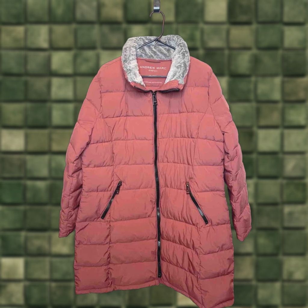 Andrew Marc Andrew Marc Down Puffer Jacket Women XXL Hooded Packable ...