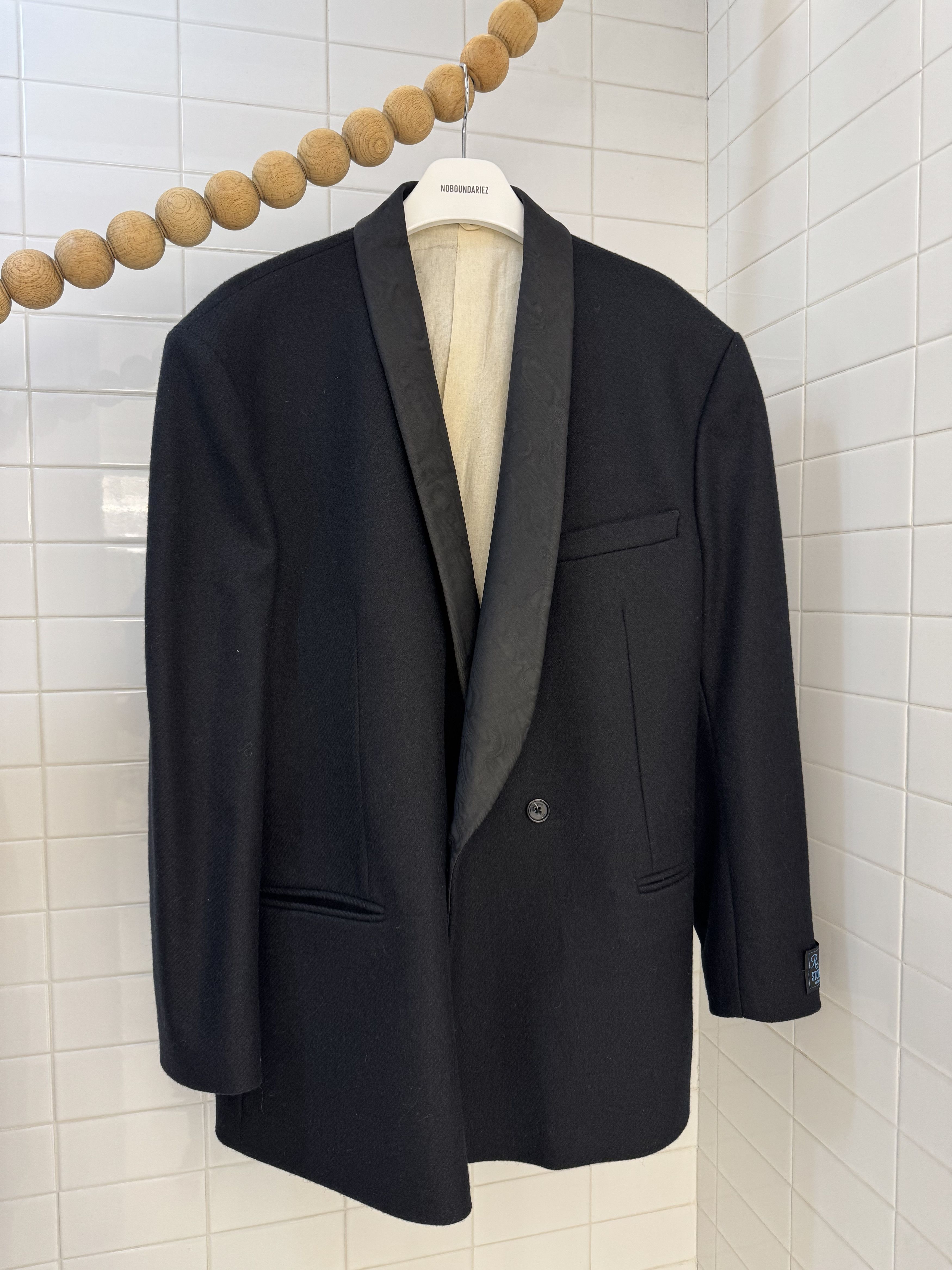 Raf Simons Raf Simons 2020 Tree Ring Collar Blazer | Grailed