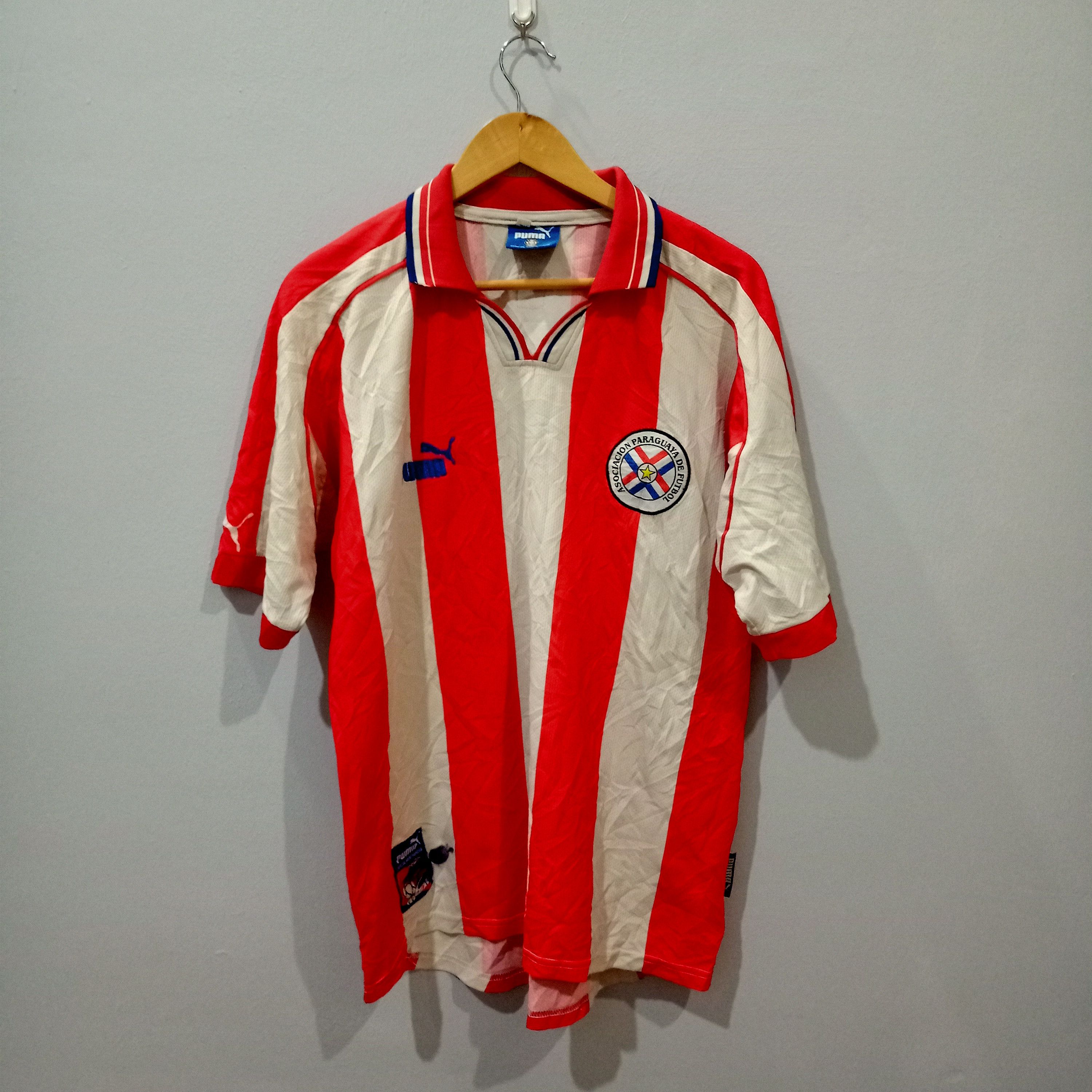 Vintage PARAGUAY 2000/2 VINTAGE FOOTBALL SOCCER SHIRT JERSEY PUMA | Grailed