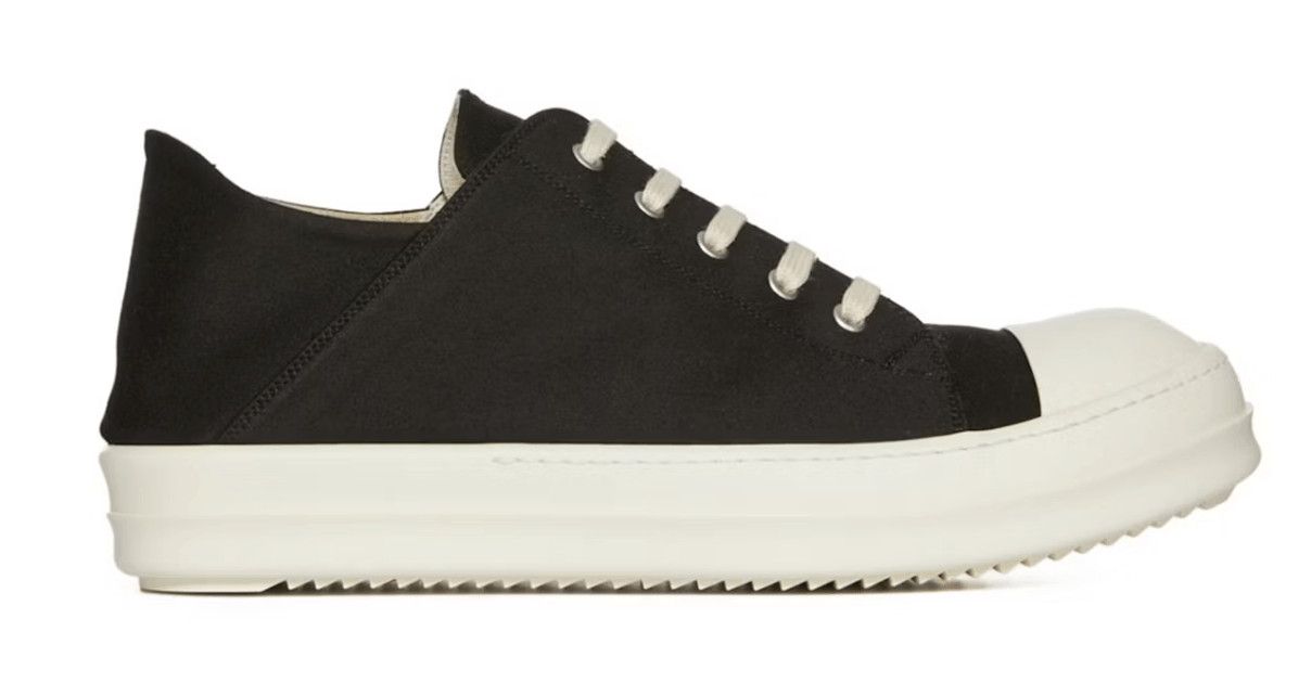 Rick Owens Lido DRKSHDW Slip On Sneaker Low Black Milk | Grailed