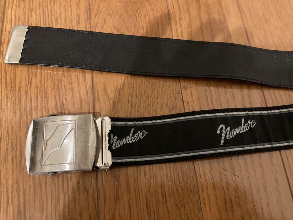 Number (N)ine Early 2000's Fender Logo Belt | Grailed