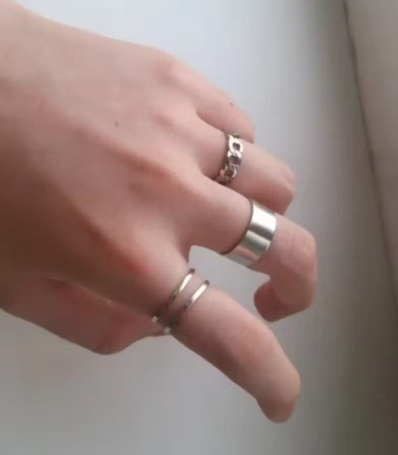Vintage Three Finger Conjoined Rings | Grailed