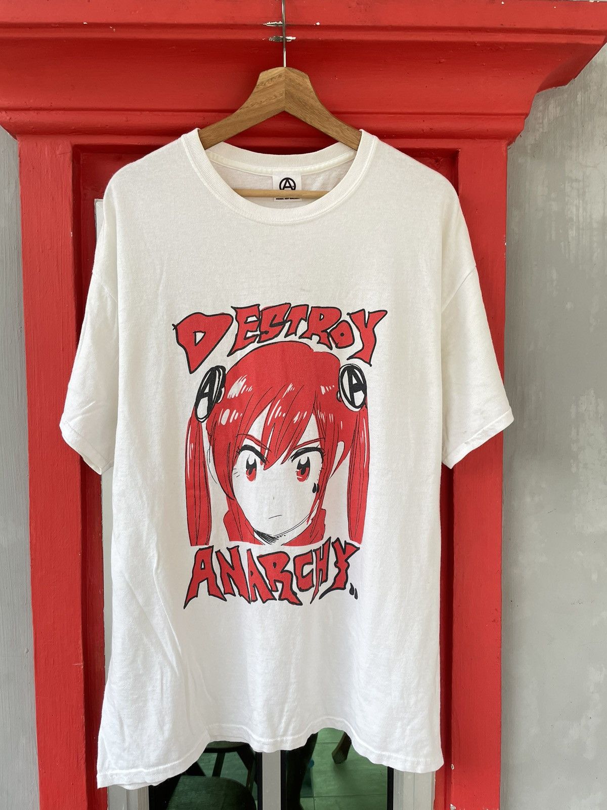 Anime × Japanese Brand Rare Jun Inagawa Destroy Anarchy Anime Tee | Grailed
