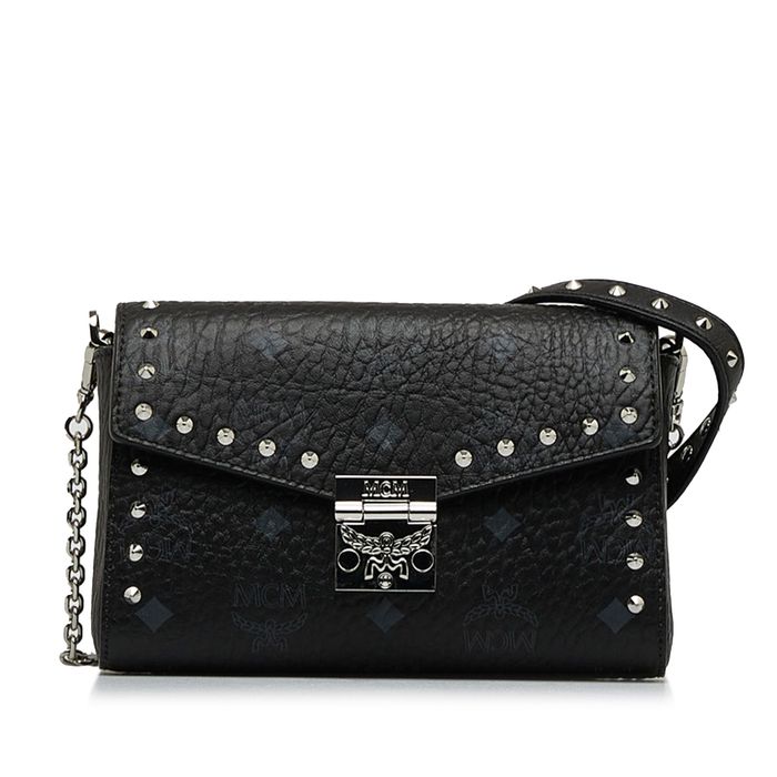 MCM MCM Visetos Tracy Laurel Chain Crossbody Bag | Grailed