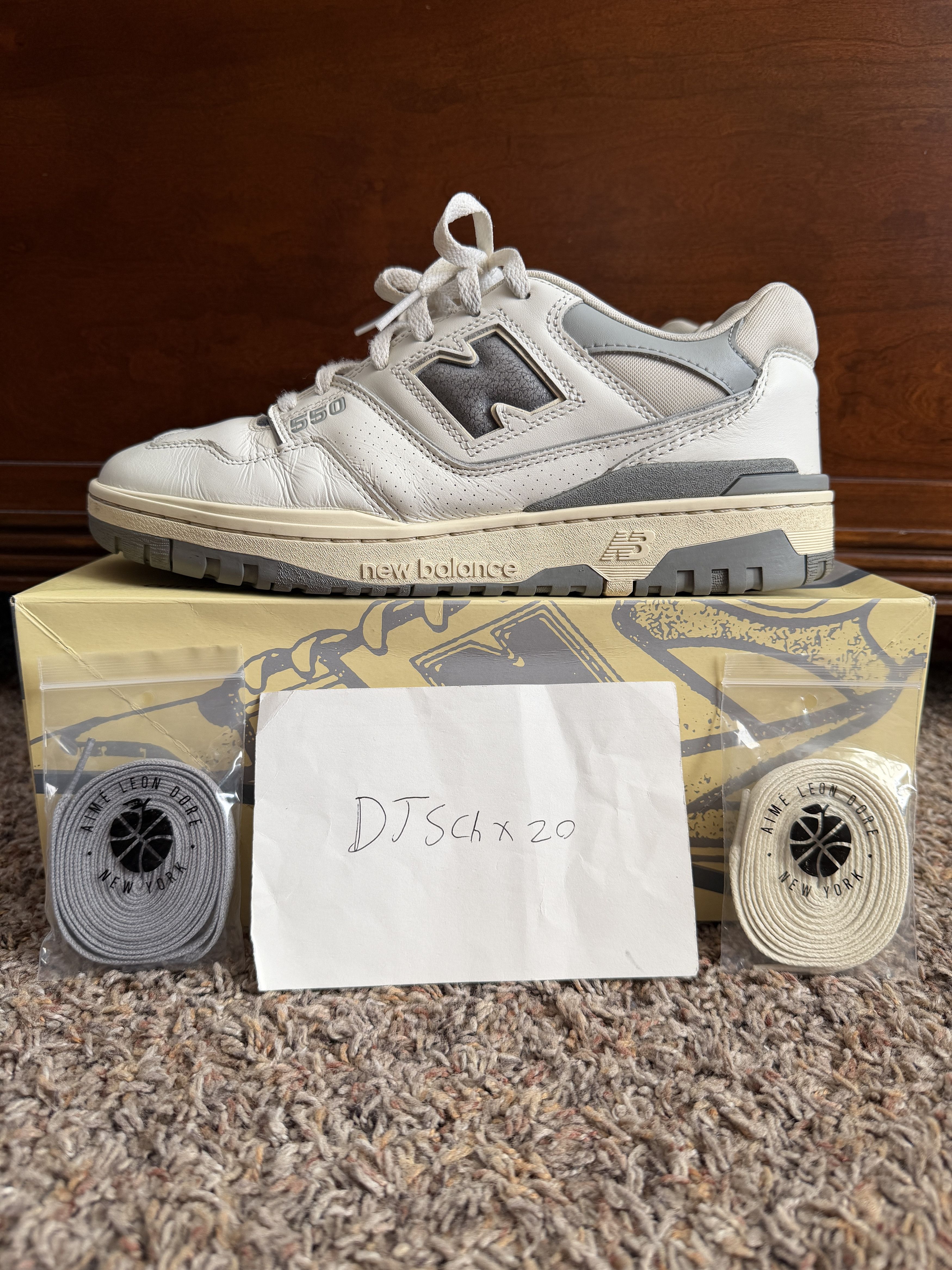 Aime Leon Dore × New Balance ALD x New Balance 550 White/Grey (2021 ...