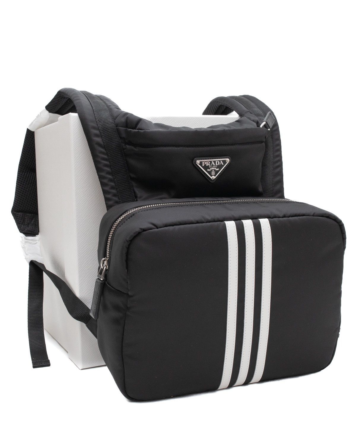 Adidas × Prada ADIDAS X PRADA RE-Nylon Hooded Backpack | Grailed