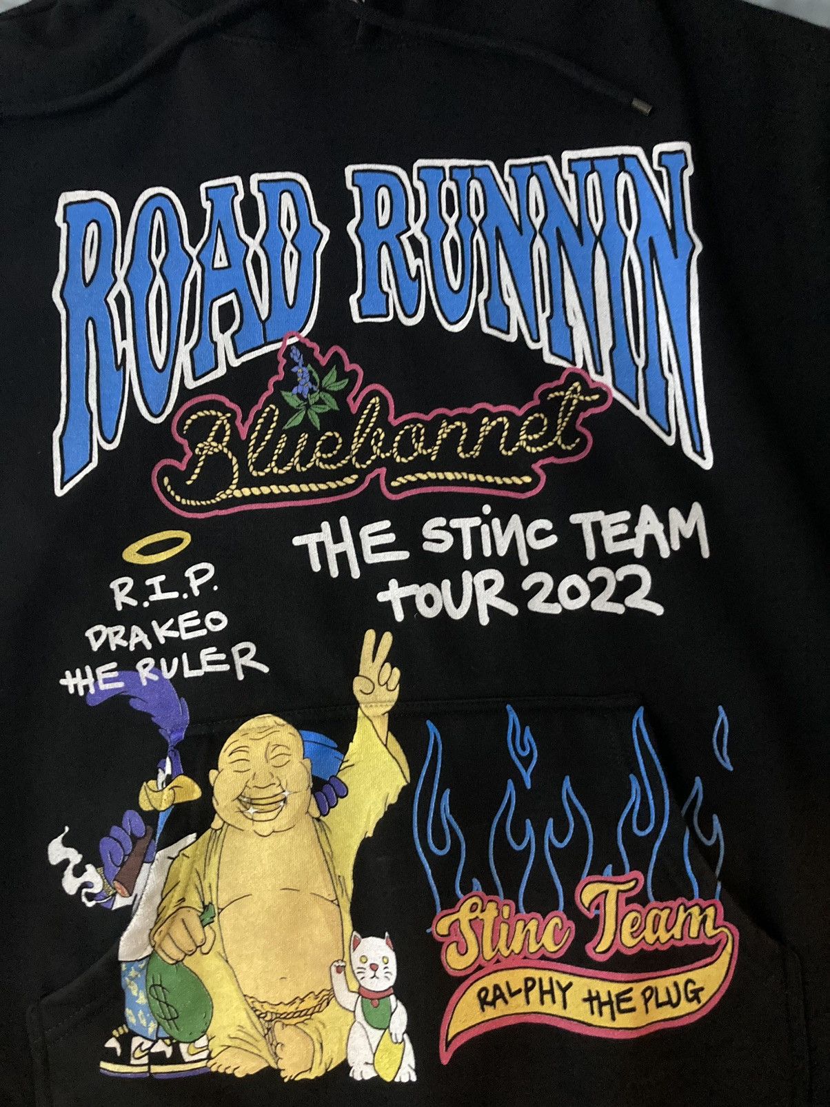 Streetwear Road Runnin 2022 Stinc Team Tour Hoodie | Grailed