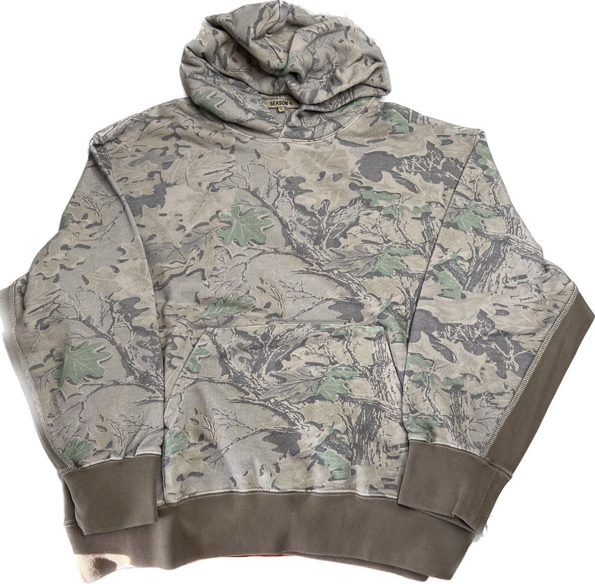 Yeezy Season YEEZY SEASON 4 CAMO BOXY FIT HOODIE | Grailed
