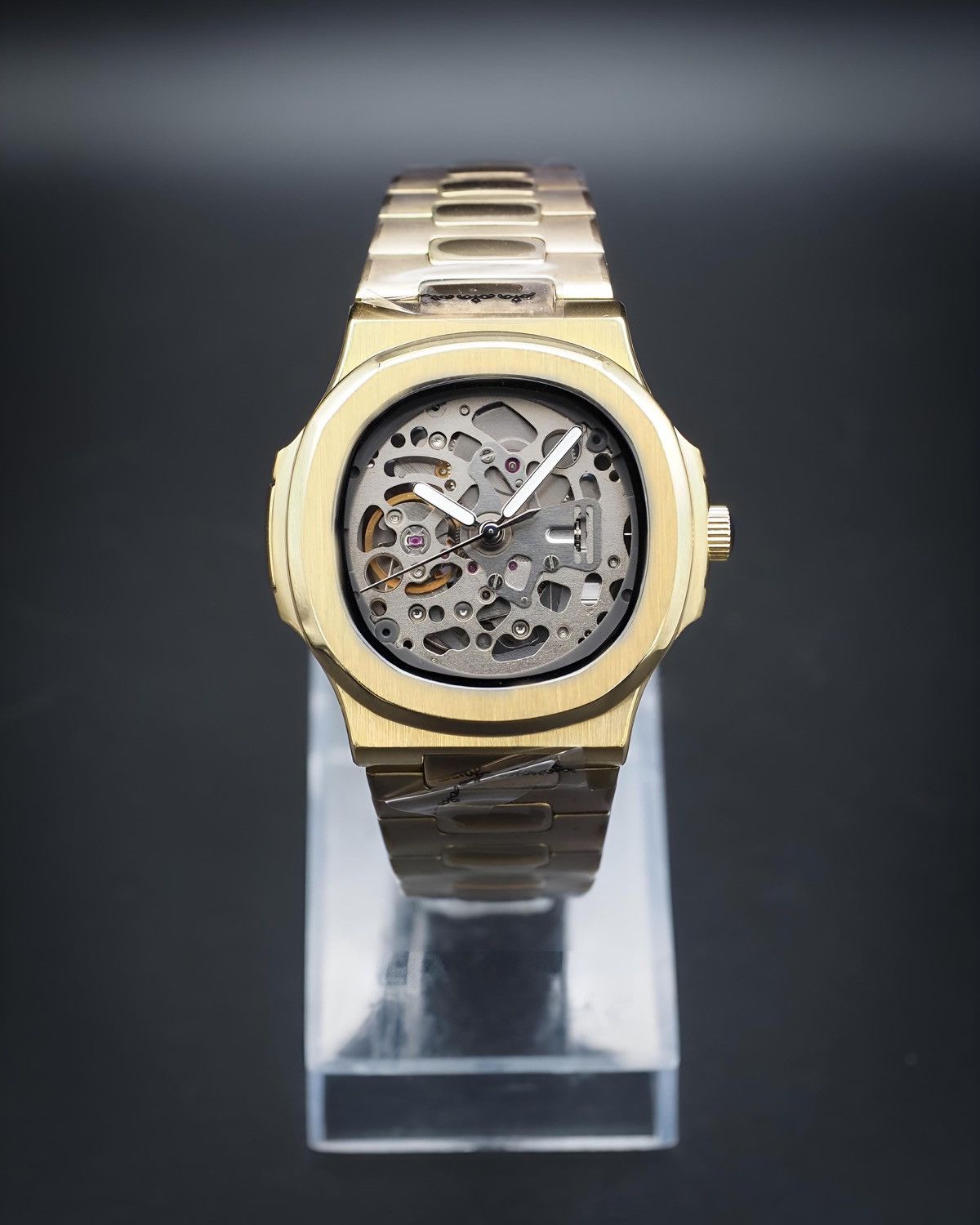 Seiko Seiko luxury custom skeleton “nautilus” watch | Grailed