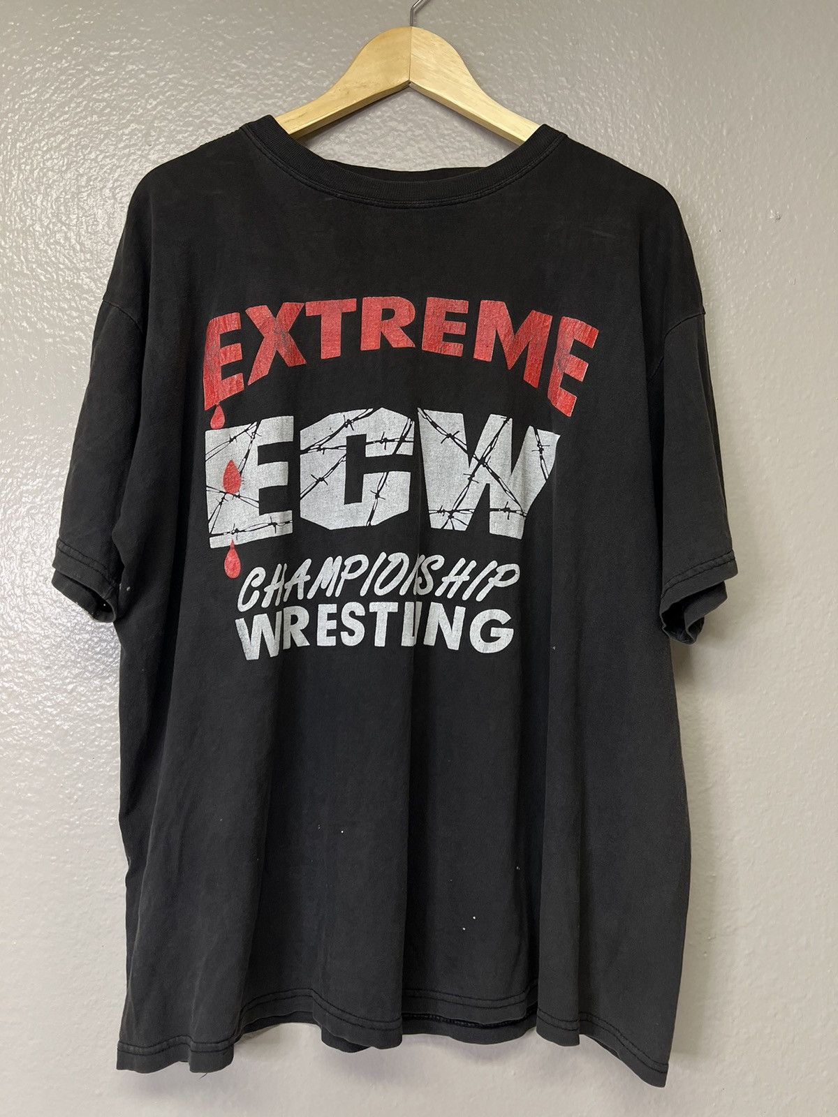 Vintage × WWE × WWF Vintage 90s Extreme Wrestling Championship ECW XL ...
