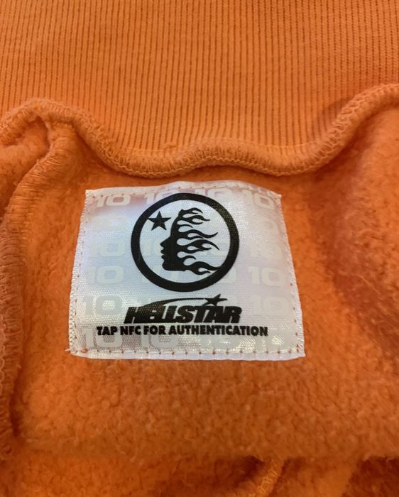 HELLSTAR Fire Orange Hellstar hoodie 10 | Grailed