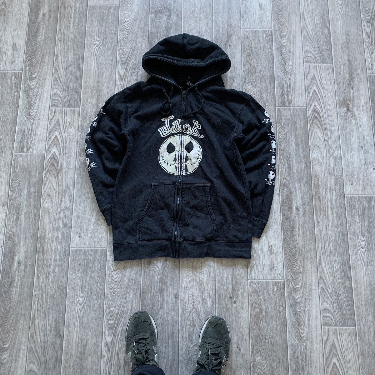 Movie × Rap Tees × Vintage Faded Scary Face Over Print NBC Jack USA ...