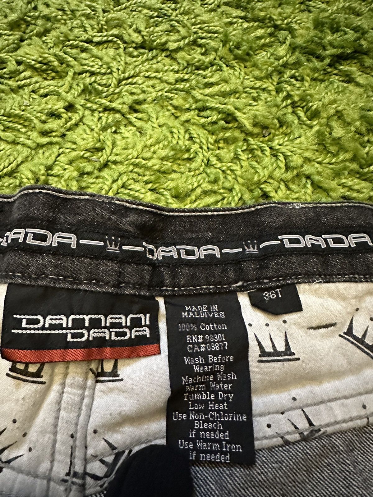 Damani Dada × Streetwear × Vintage rare Damani Dada Supreme Baggy Jeans ...