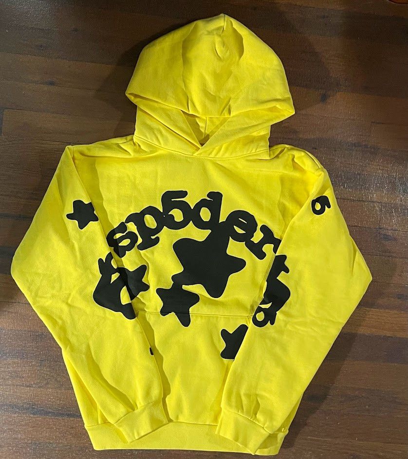 Spider Worldwide × Young Thug Sp5der Beluga Hoodie Yellow Gold Large ...