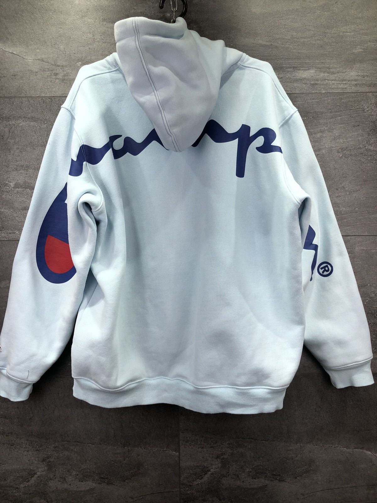 Champion × Supreme × Vintage Supreme x Champion Hoodie Big Logo | Grailed