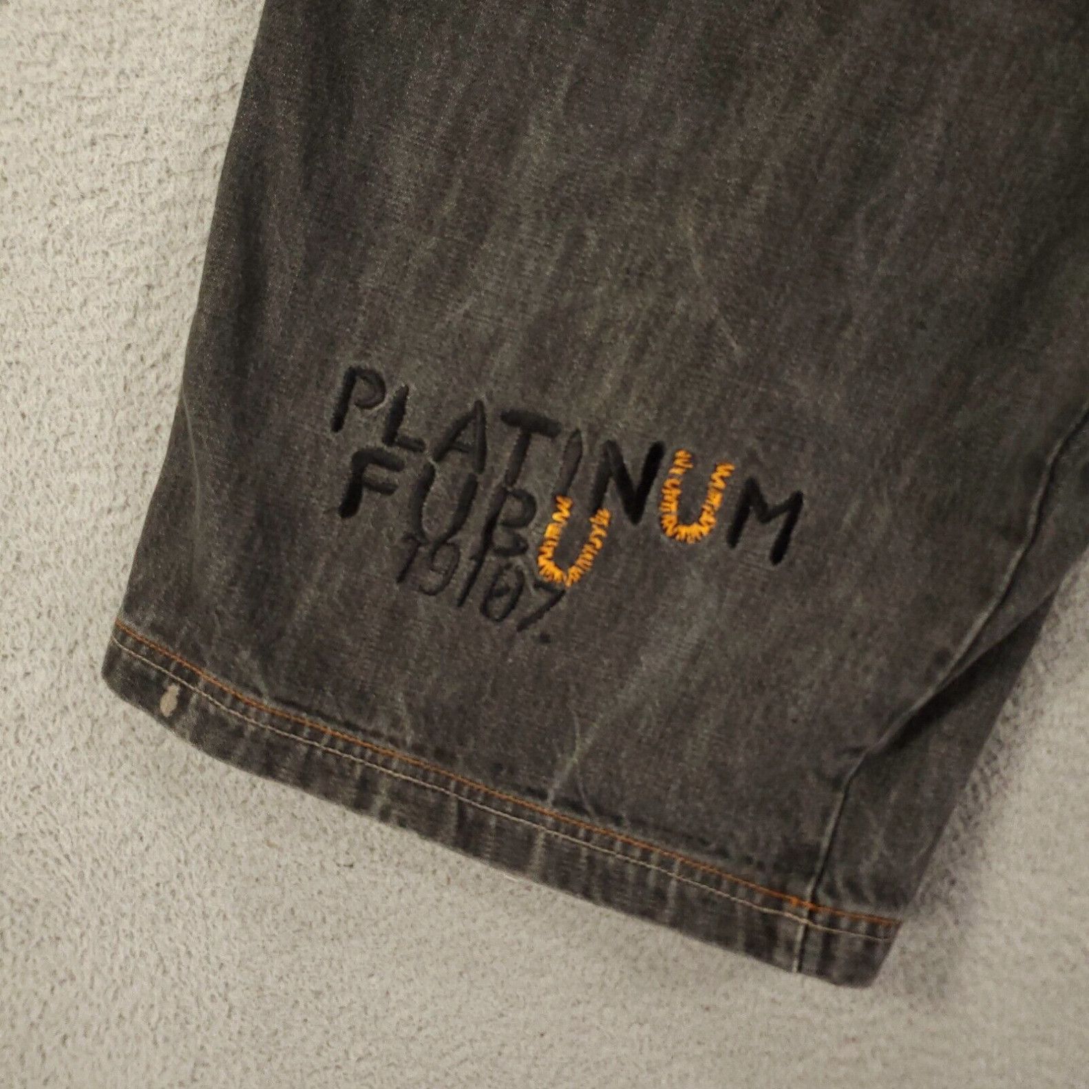 Fubu Vintage FUBU Platinum Shorts Mens 36 Fat Albert Baggy Loose Y2K ...