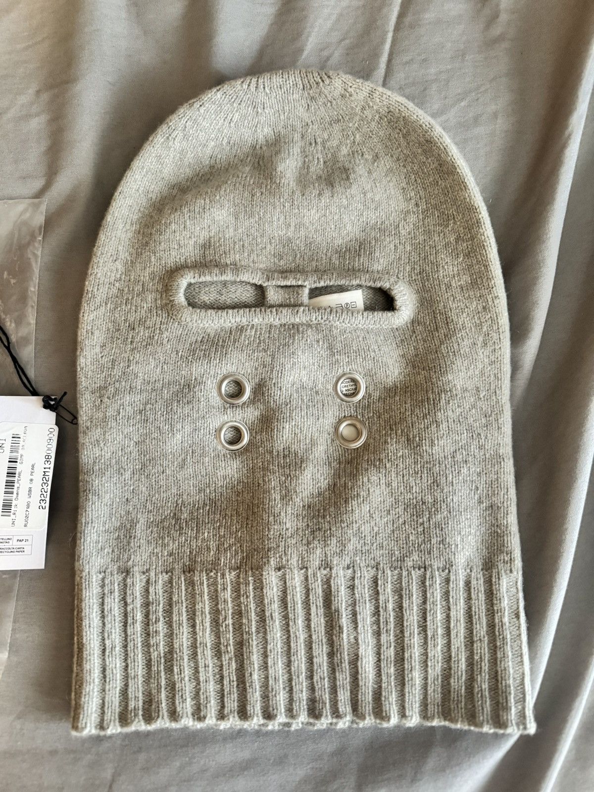 Rick Owens Rick Owens Gimp Balaclava | Grailed
