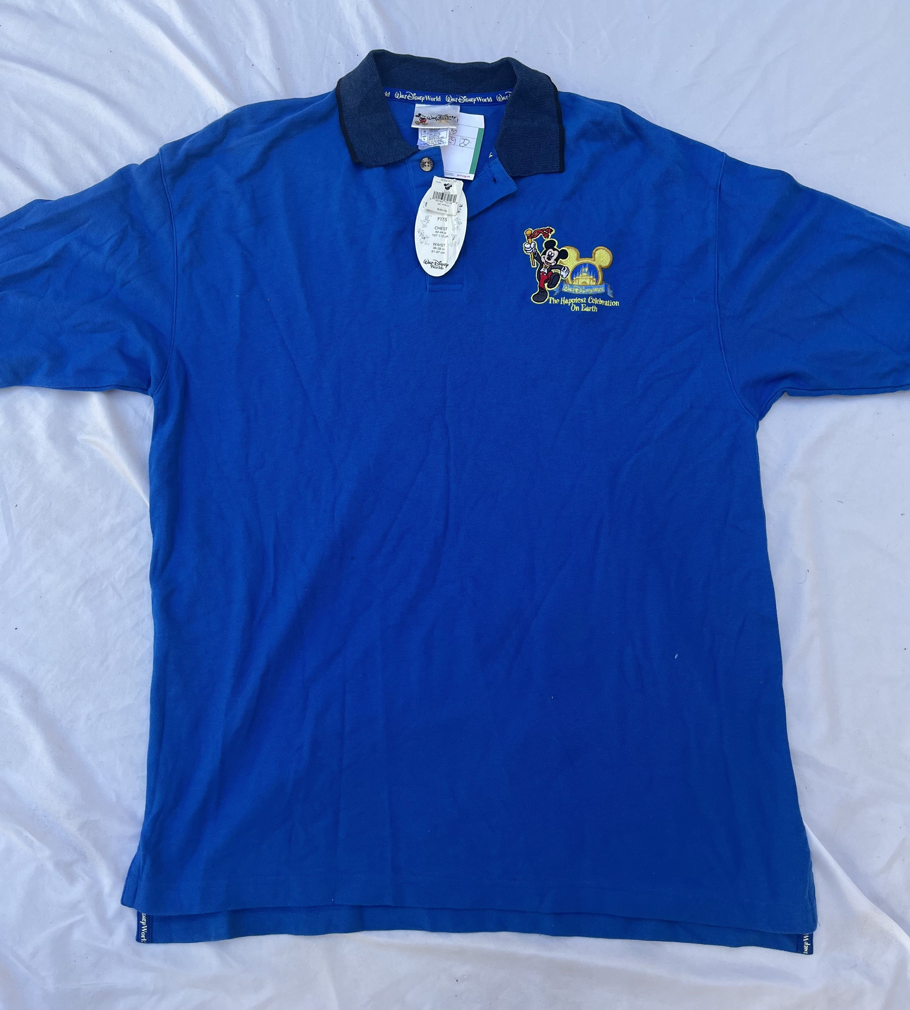 Vintage NWT Vintage Walt Disney World Polo Shirt (Mickey Mouse) | Grailed
