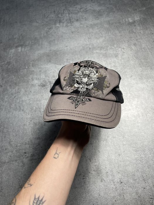 Affliction wwf skull cross affliction style sematary draingang hat ...