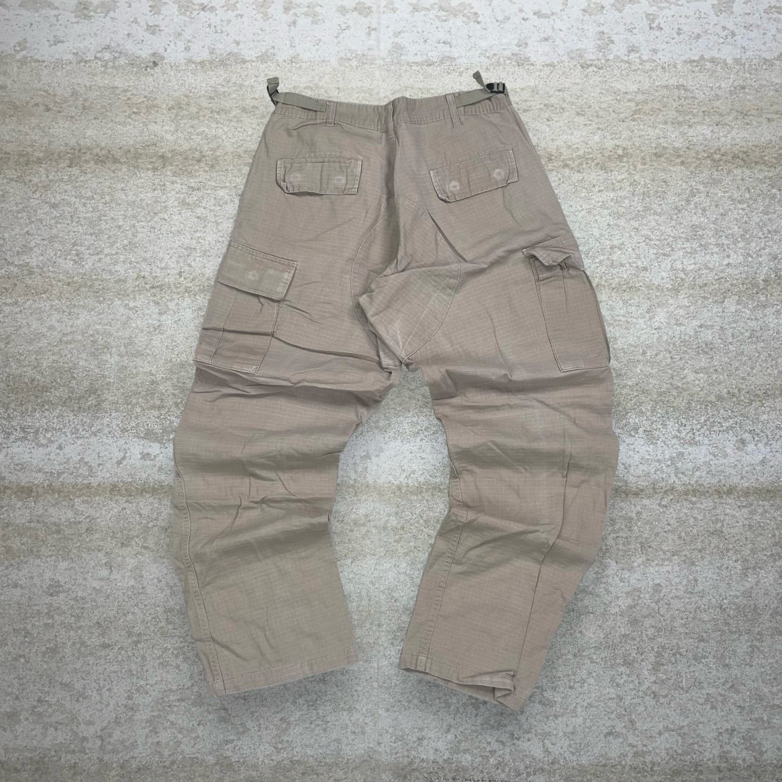 Vintage Crazy Vintage 90s Tactical Pants Baggy Fit Light Tan Cargos ...