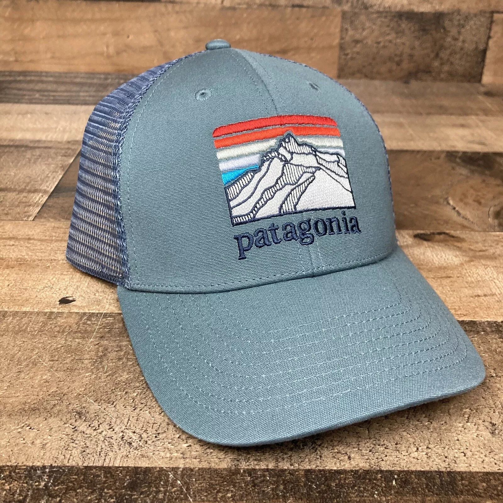 Patagonia Patagonia Line Logo Ridge LoPro Trucker Hat Grey NEW Unisex ...