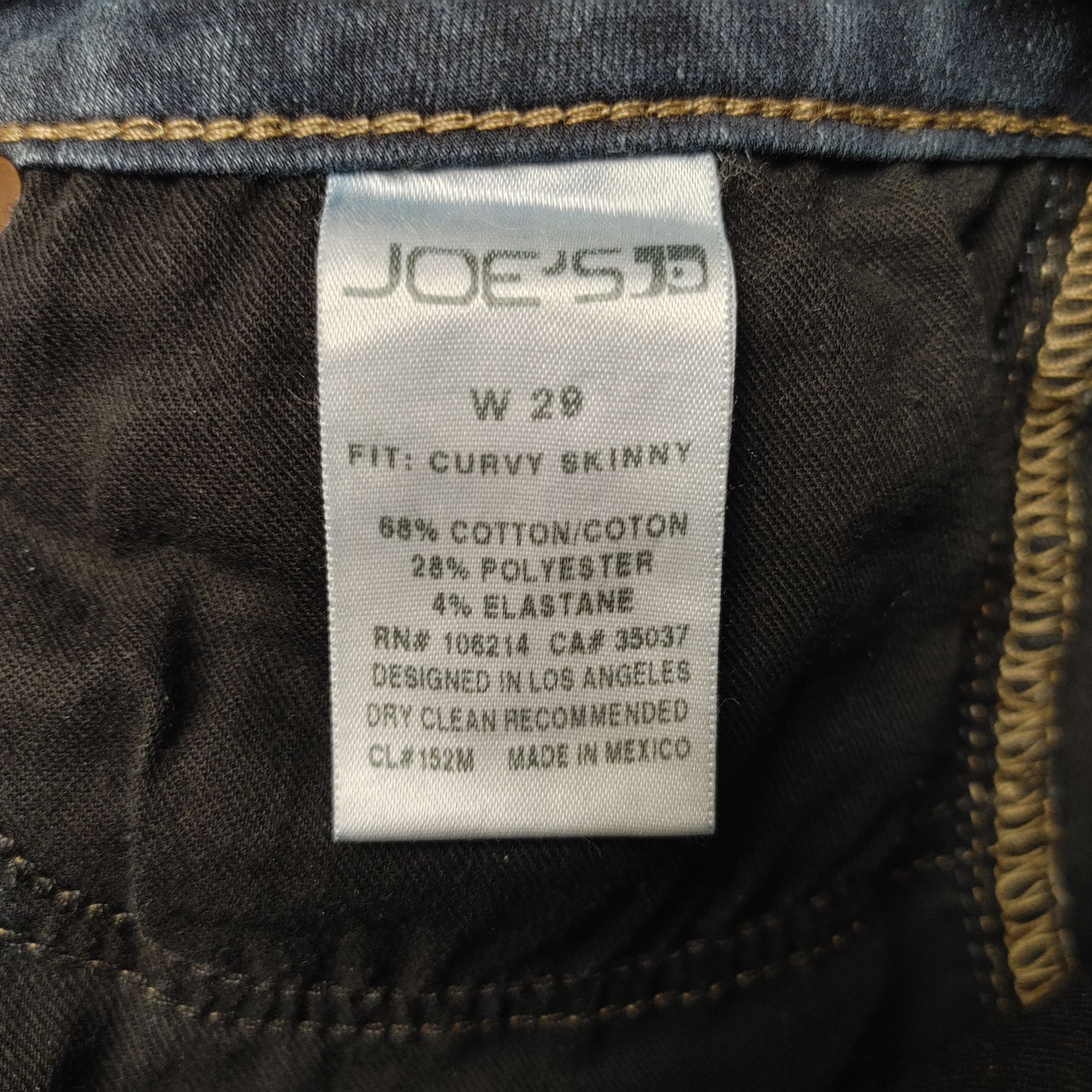 Joes Joe's Women's Medium Washed Denim Curvy Skinny Jeans W29 | Grailed