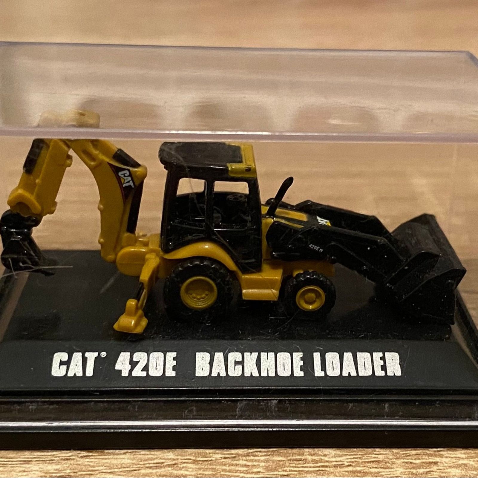 Caterpillar Norscot Caterpillar Cat 420E Backhoe Loader Die Cast Mini ...