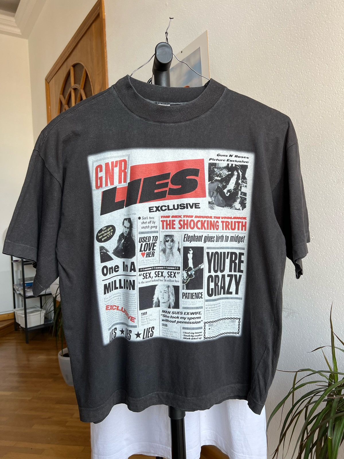 Vintage 1990’s Guns N’ Roses Lies album tee single stitch | Grailed