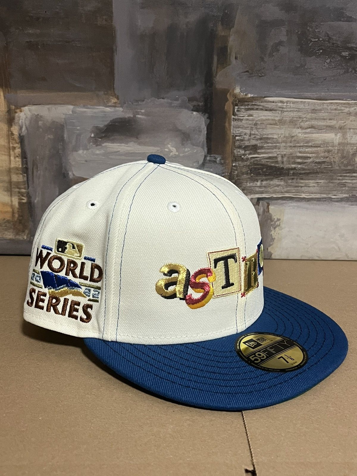 New Era 7 1/8 MyFitteds Houston Astros ASTROWORLD Travis Scott Cap ...