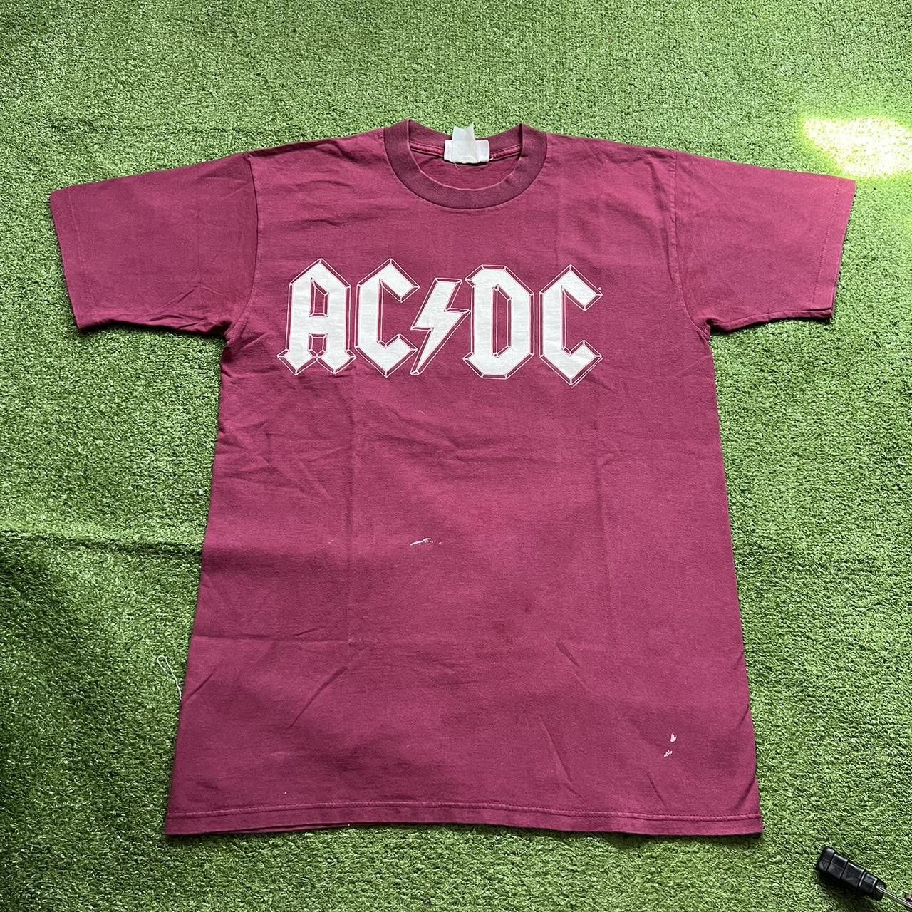 Vintage vintage acdc ball breaker world tour red band shirt | Grailed