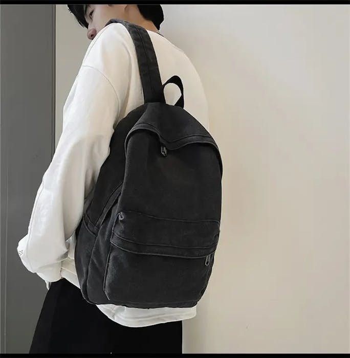 Backpack Black Canvas Backpack | Grailed