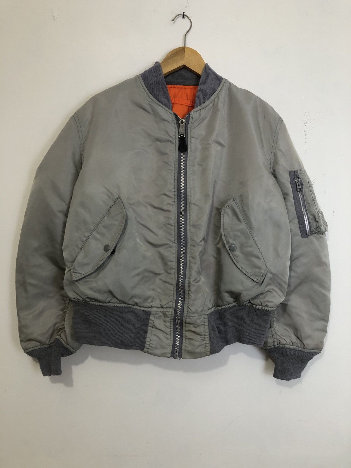 Vintage Vintage Alpha Industries MA-1 Bomber Jacket | Grailed