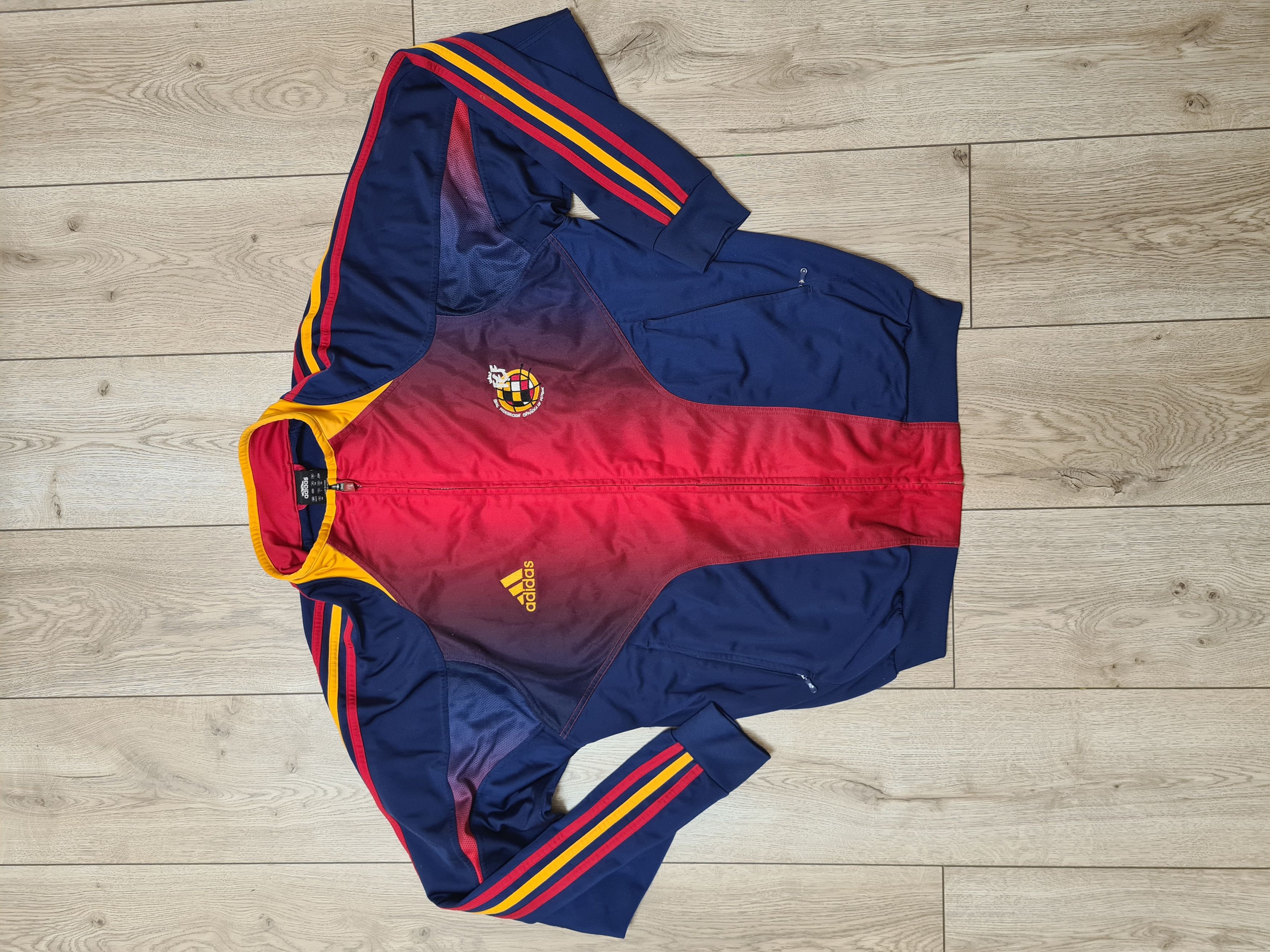 Adidas SPAIN 2003 2005 ESPANIA FOOTBALL JACKET SOCCER JACKET | Grailed