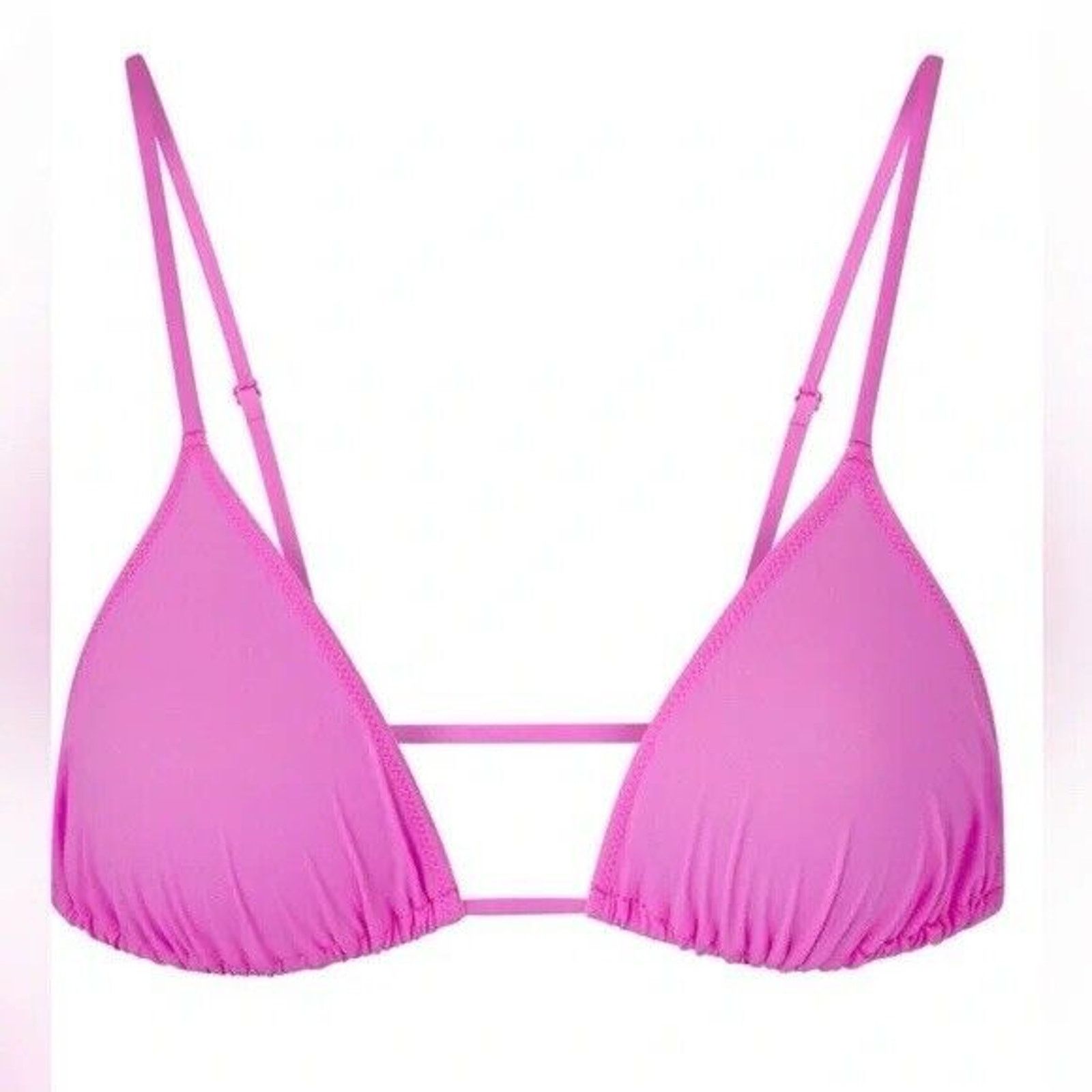 SKIMS Skims Neon Orchid Micro String Triangle Swim Top Bikini 2X | Grailed