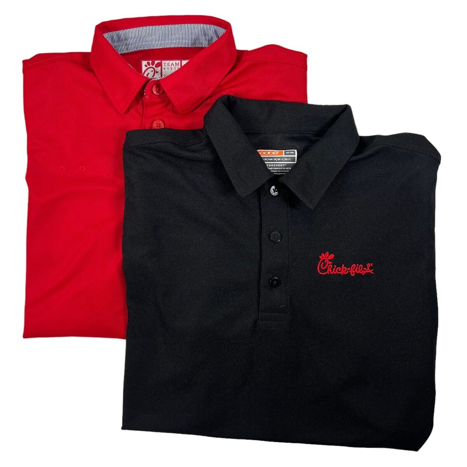 Other Lot of 2 Official Chick-fil-A Polo Shirts Men M Employee | Grailed