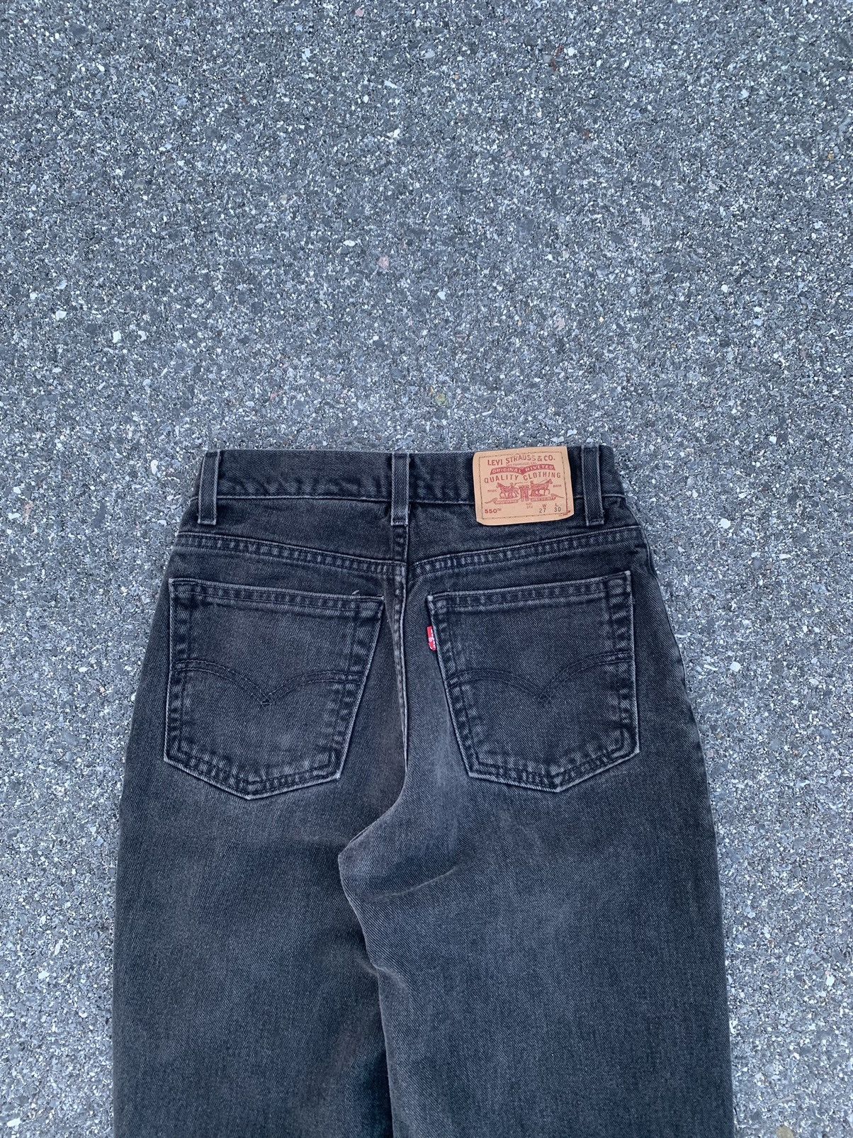 Japanese Brand × Levi's × Vintage Vintage faded black 2000s Levi’s 550 jeans | Grailed